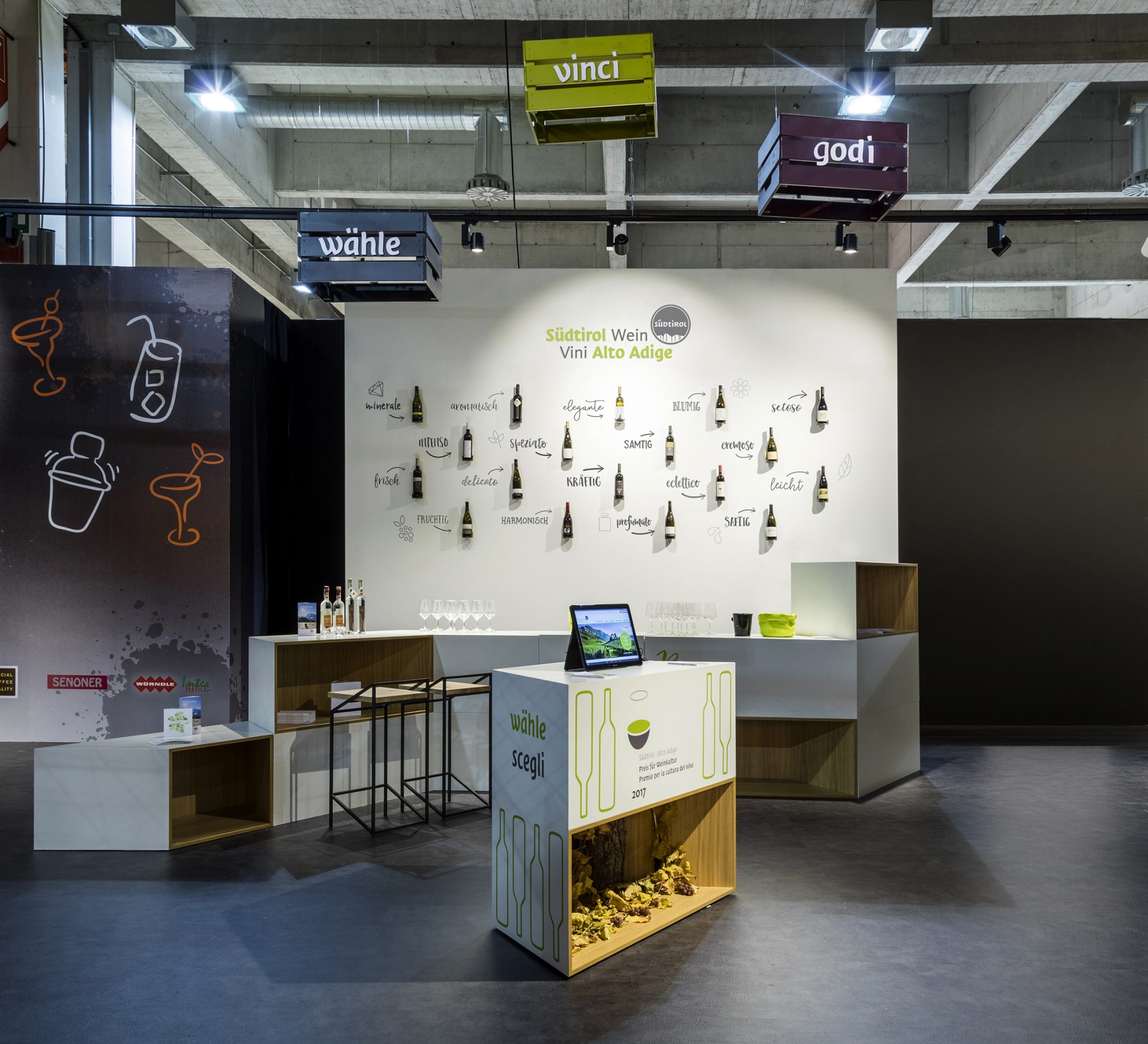 Wine Booth Design for Tourism Trade Show - anjapircher.com