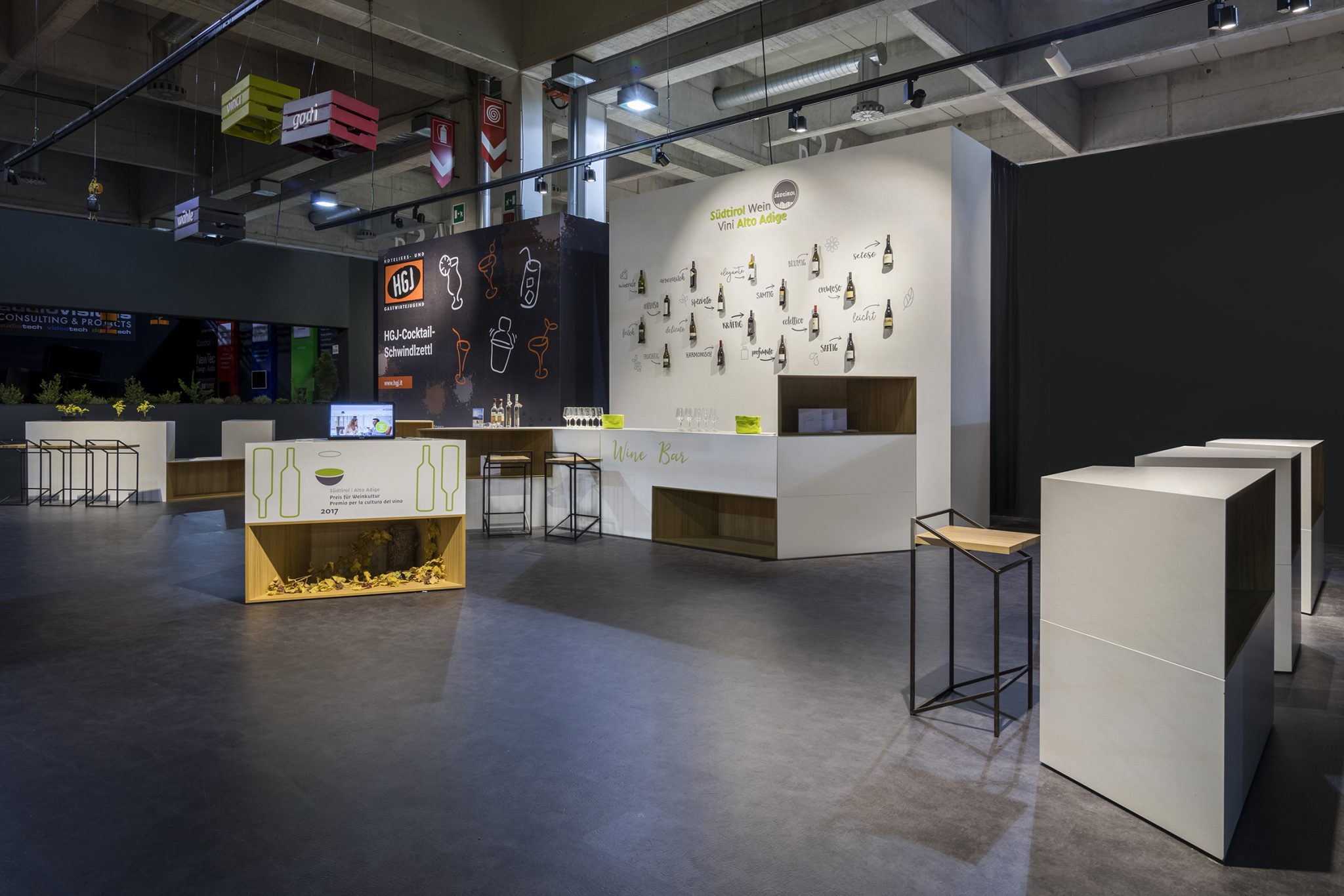 Wine Booth Design for Tourism Trade Show - anjapircher.com