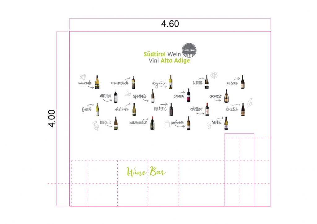 Wine Booth Design for Tourism Trade Show - anjapircher.com