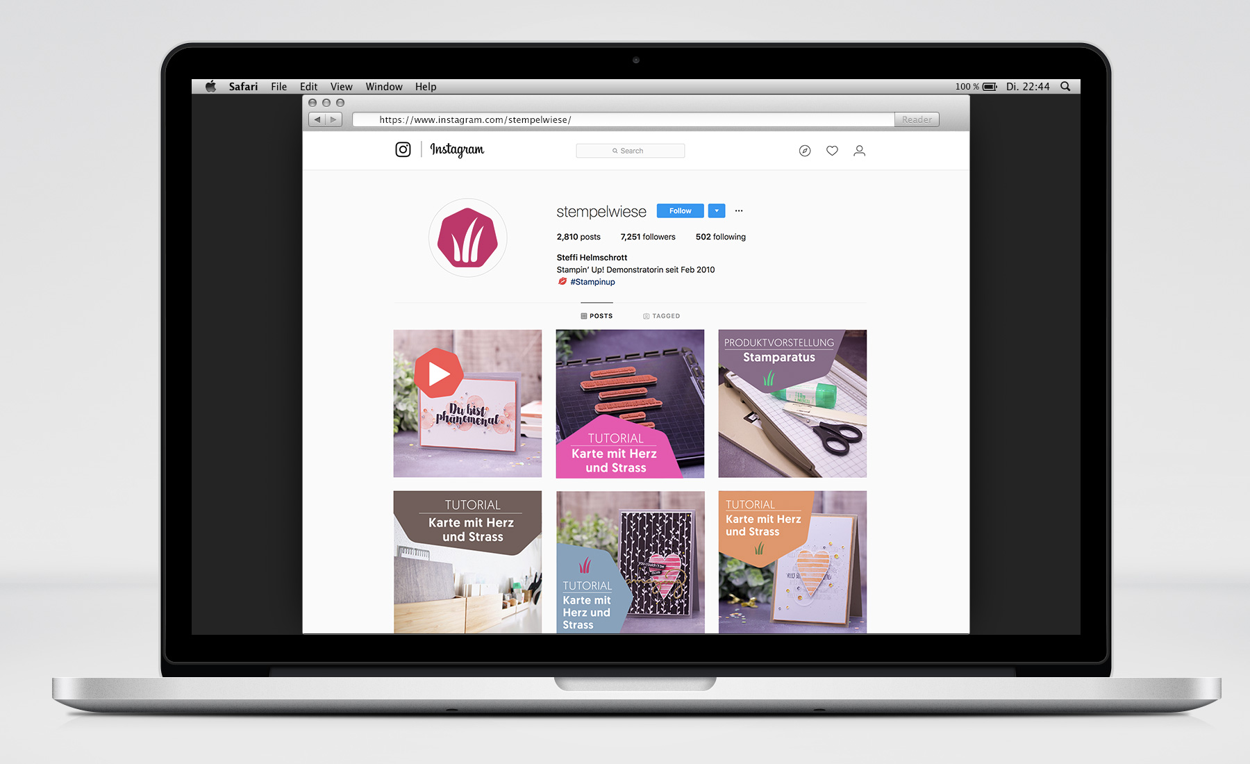 A Stampin’ Up! Demonstrator Logo Case Study - anjapircher.com